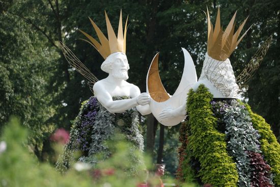 Statue Oberon L King Fairies His Editorial Stock Photo - Stock Image ...