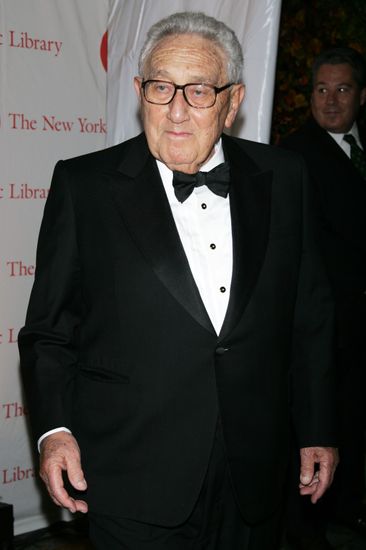 Henry Kissinger Arrives 2008 Library Lions Editorial Stock Photo ...