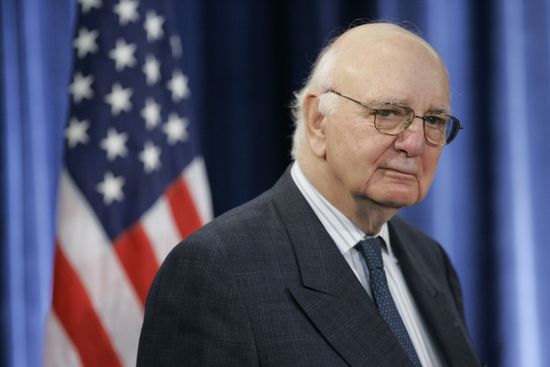 Former Federal Reserve Chairman Paul Volcker Editorial Stock Photo ...