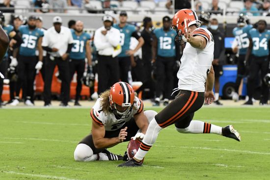 Kicker Chase Mc Laughlin Kicks Field Editorial Stock Photo - Stock Image | Shutterstock