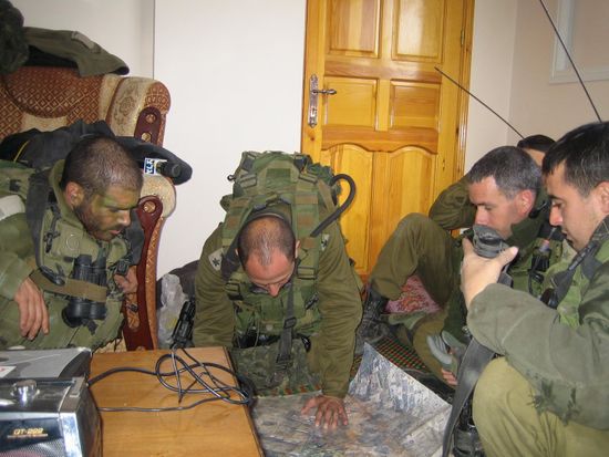Israeli Army Officers Soldiers Gather Briefing Editorial Stock Photo ...