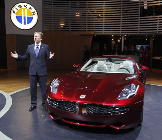 Fisker Automotive Ceo Henrik Fisker Introduces Editorial Stock Photo ...
