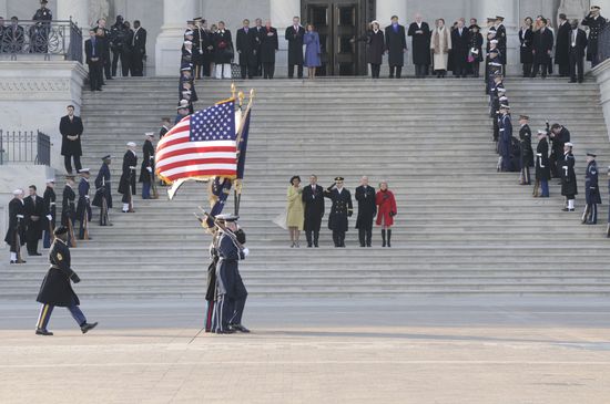 Us Armed Forces Joint Color Guard Editorial Stock Photo - Stock Image ...