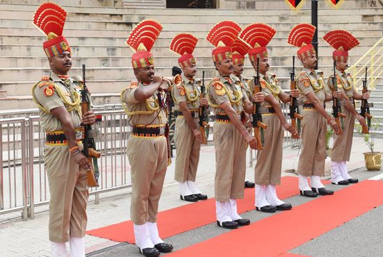 Indian Border Security Force Bsf Jawans Editorial Stock Photo - Stock ...