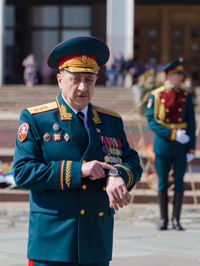 General Igor Golloyev Commander Central District Editorial Stock Photo ...