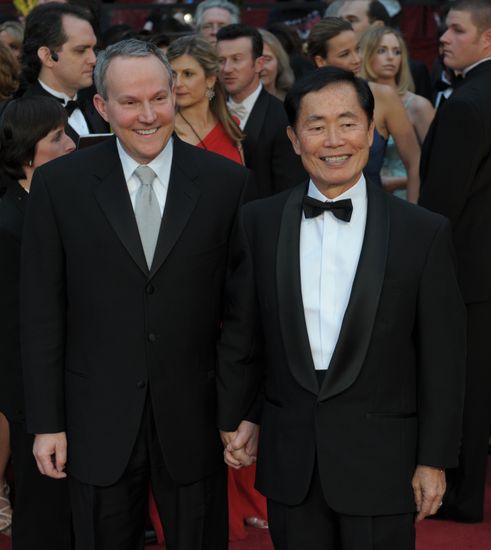 Actor George Takei R His Partner Editorial Stock Photo - Stock Image ...