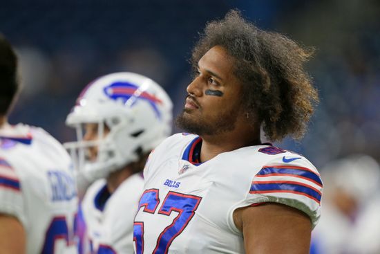 Buffalo Bills Offensive Guard Syrus Tuitele Editorial Stock Photo ...