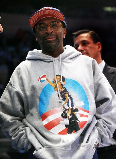 Spike Lee Stands Wearing Barack Obama Editorial Stock Photo - Stock ...
