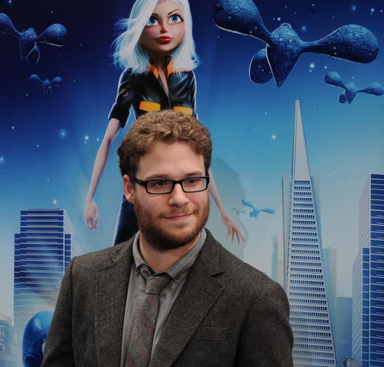 Actor Seth Rogan Who Gives Voice Editorial Stock Photo - Stock Image ...