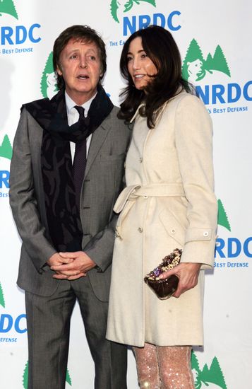 Paul Mccartney Girlfriend Nancy Shevell Arrive Editorial Stock Photo ...