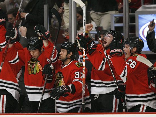 Chicago Blackhawks Ben Eager Left Adam Editorial Stock Photo - Stock ...
