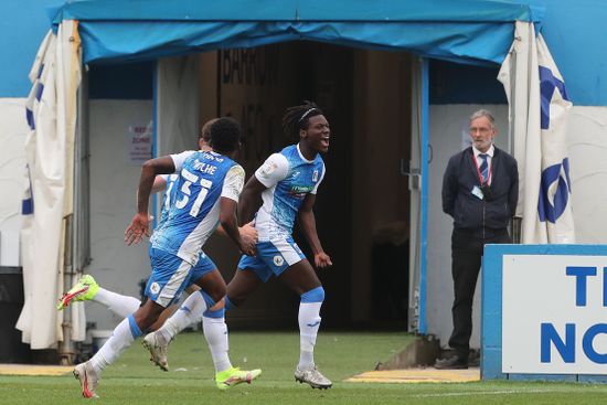 Dimitri Sea Barrow Celebrates After Scoring Editorial Stock Photo ...