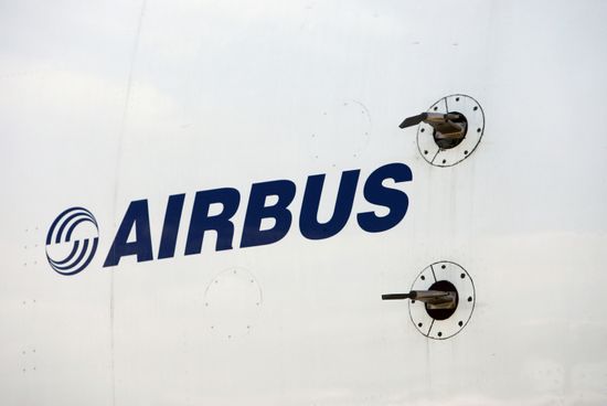 Pitot Tubes Stick Out Cockpit Airbus Editorial Stock Photo - Stock ...