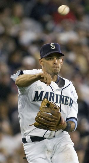 Seattle Mariners Third Baseman Chris Woodward Editorial Stock Photo ...