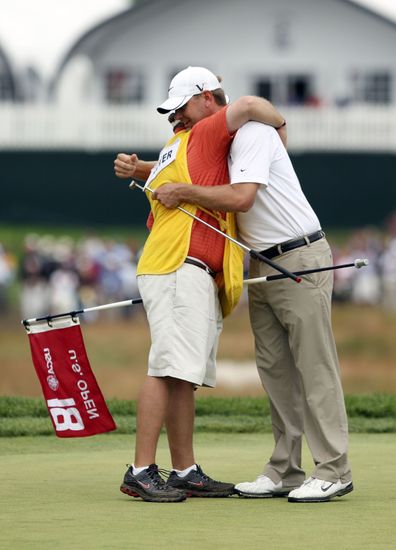 Lucas Glover Hugs Caddie Don Cooper Editorial Stock Photo - Stock Image ...