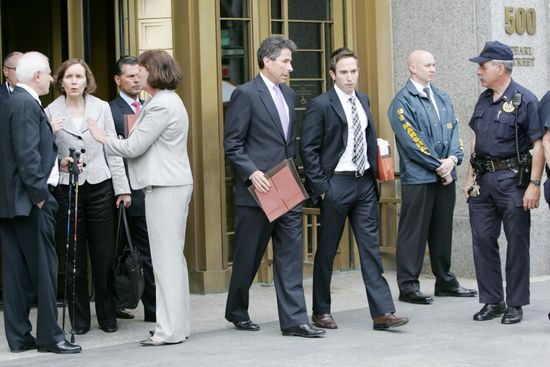 People Exit Federal Court Building After Editorial Stock Photo - Stock ...