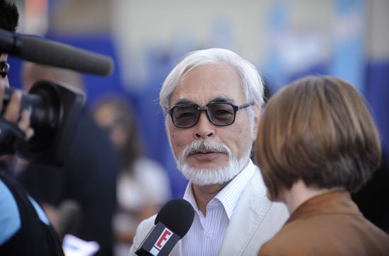 Director Ponyo Hayao Miyazaki Attends Screening Editorial Stock Photo ...