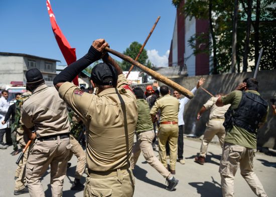 Government Forces Hit Shia Muslims Batons Editorial Stock Photo - Stock ...
