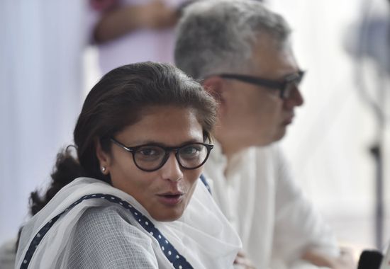Former Congress Leader Sushmita Dev Tmc Editorial Stock Photo - Stock ...