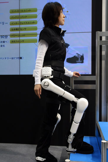 Japans Robotics Venture Cyberdyne Employees Wearing Editorial Stock ...
