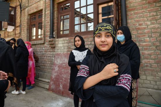 Kashmiri Shia Girl Poses Picture She Editorial Stock Photo - Stock ...