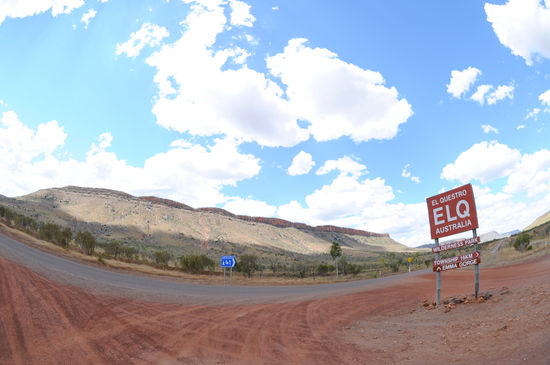 Road Sign El Questro Kimberley Western Editorial Stock Photo - Stock ...