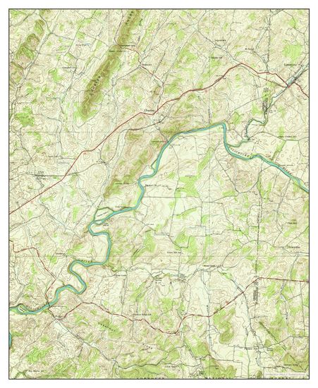 Usa Timeless Maps Chuckey Tennessee Map Editorial Stock Photo - Stock ...