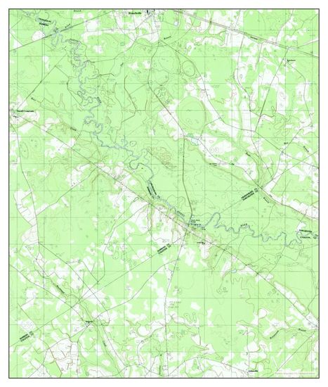 Usa Timeless Maps Branchville South South Editorial Stock Photo - Stock ...