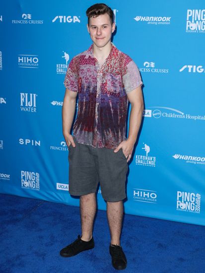 Actor Nolan Gould Arrives Clayton Kershaws Editorial Stock Photo ...