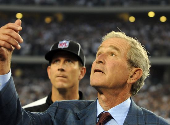 Former President George W Bush Flips Editorial Stock Photo - Stock ...