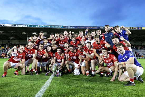 Galway Vs Cork Cork Players Celebrate Editorial Stock Photo - Stock ...