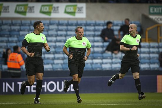 Match Referee Geoff Eltringham Warms During Editorial Stock Photo ...
