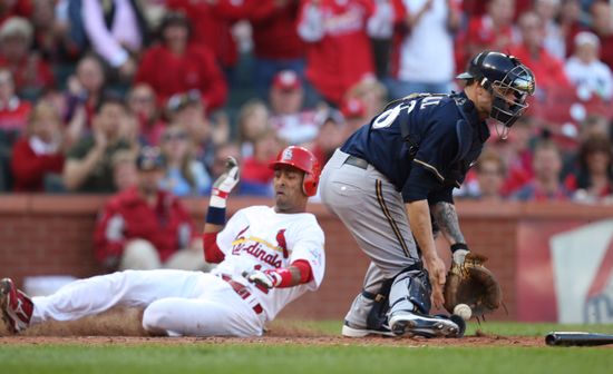 St Louis Cardinals Julio Lugo Slides Editorial Stock Photo - Stock ...