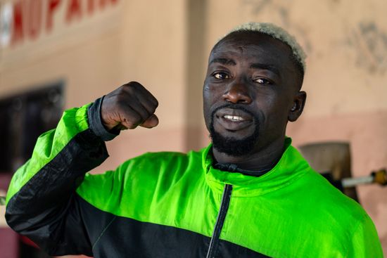 Ghanaian Professional Boxer Patrick Okine Mallet Editorial Stock Photo - Stock Image | Shutterstock