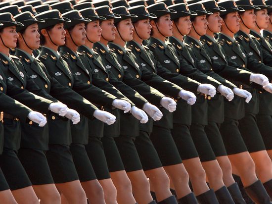 Chinese Soldiers Participate Massive Military Parade Editorial Stock ...