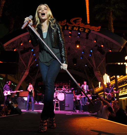 Leann Rimes Performs Acm Weekend On Editorial Stock Photo - Stock Image ...