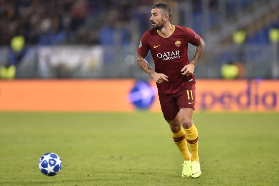 Aleksandar Kolarov Roma During Uefa Champions Editorial Stock Photo ...