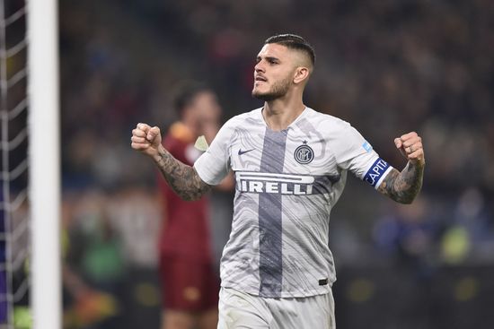 Mauro Icardi Inter Milan Celebrates Scoring Editorial Stock Photo ...
