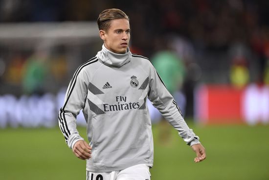 Marcos Llorente Real Madrid During Uefa Editorial Stock Photo - Stock ...