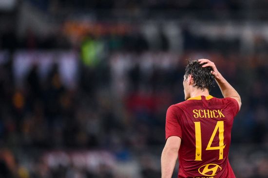 Patrik Schick Roma Looks Dejected During Editorial Stock Photo - Stock ...