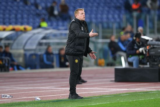 Neil Lennon Manager Celtic During Uefa Editorial Stock Photo - Stock ...
