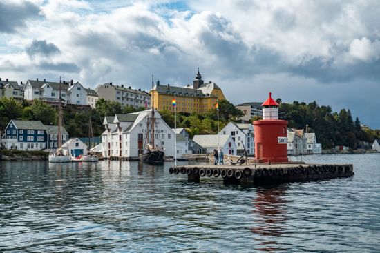 Historic Picturesque Molja Lighthouse Entrance Harbour Editorial Stock ...
