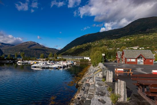 Valldal Valldalen Fishing Sylte Valldal Valley Editorial Stock Photo ...