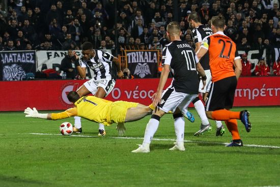Chuba Amechi Akpom 47 Striker Paok Editorial Stock Photo - Stock Image ...