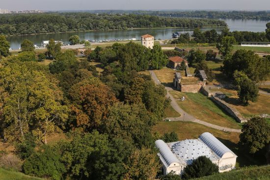 Nebojsja Tower Kula Nebojsa 15th Century - Foto de stock de contenido ...