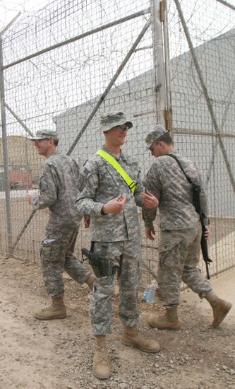 Us Soldiers Seen Taji Prison 107milliondollar Editorial Stock Photo ...