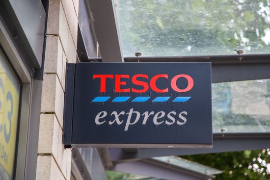 Tesco Express Bristol Logo Seen One Editorial Stock Photo - Stock Image ...