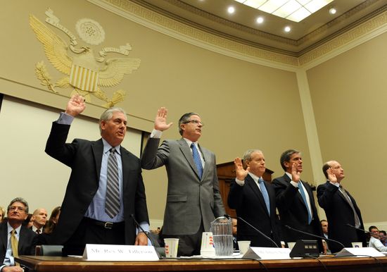 Exxonmobil Chairman Ceo Rex Tillerson Chevron Editorial Stock Photo ...