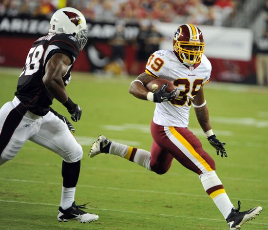 Washington Redskins Running Back Willie Parker Editorial Stock Photo ...