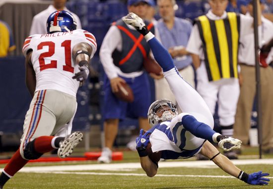 Indianapolis Colts Wide Receiver Austin Collie Editorial Stock Photo ...